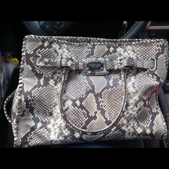 Michael Kors | Bags | Michael Kors Python Purse Large | Poshmark